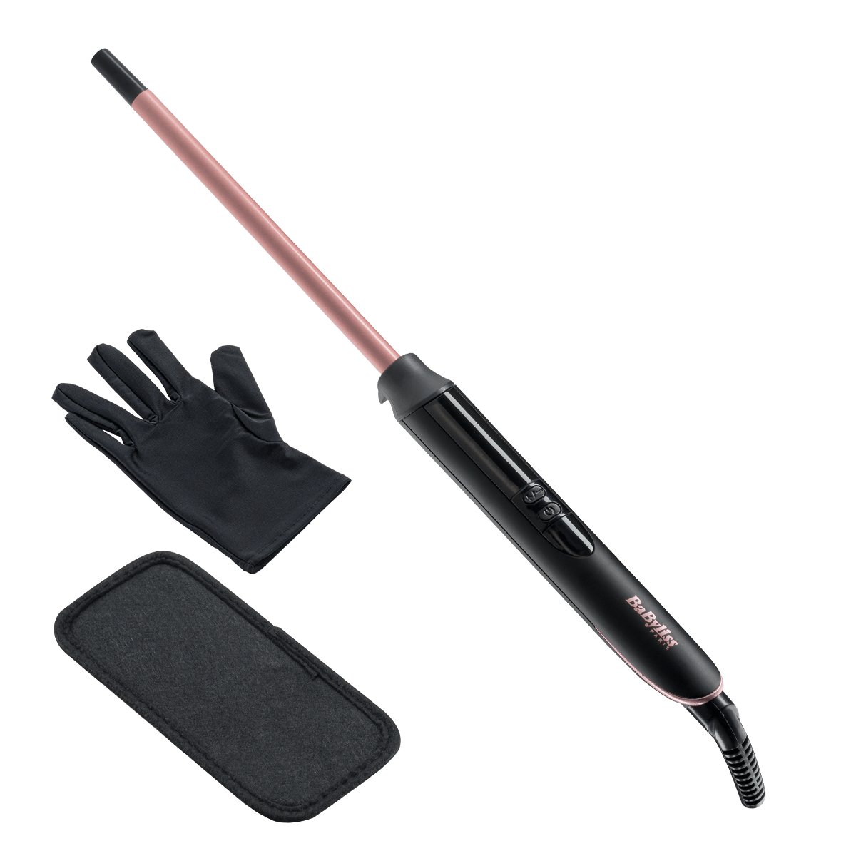 Ondulator pentru bucle afro BaByliss C449E, 10mm, înveliș quartz ...